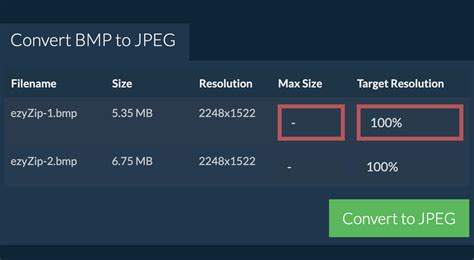 convert bmp to jpeg online fast ezyzip