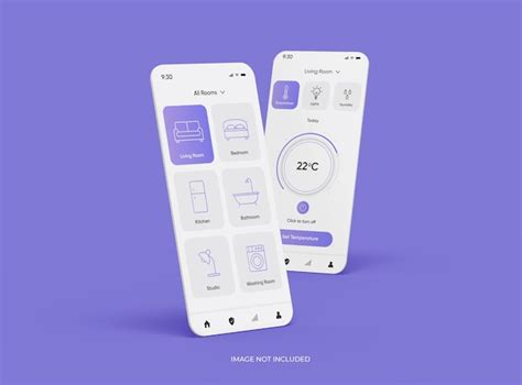 Premium Psd Customizable Mockup With Separated Mobile Phone Screens For Ui Ux App Presentation