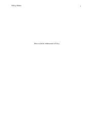 PMAP 8111 For Final Paper Policy Memo Edited Docx Converted 1 Docx
