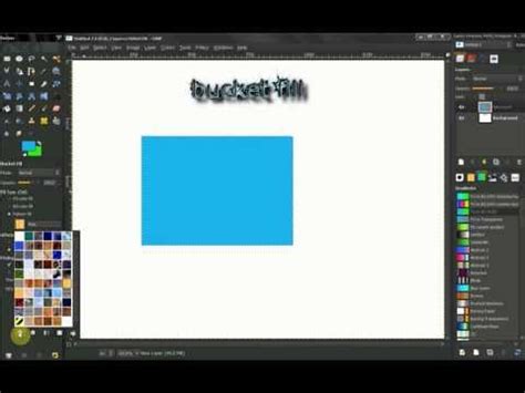 Bucket Fill Tool PART GIMP Beginners Guide Ep Video Lecture A GIMP Guide For Beginners