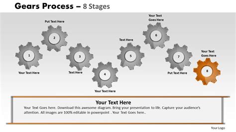 Stages Gears Process Powerpoint Slides Presentation Graphics Presentation PowerPoint