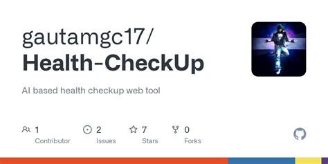 Github Gautamgc17health Checkup Ai Based Health Checkup Web Tool