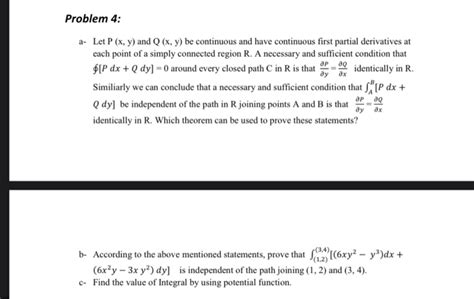Solved Problem 4 A Let P X Y And Q X Y Be Continuous Chegg Com