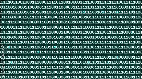 Abstract Technology Binary Code Background Digital Binary Data And Secure Data Concept