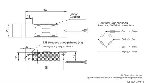 Load Cell 1006 Sensor Techniques Limited