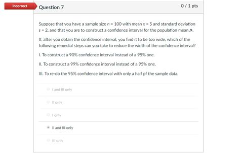 solved incorrect question 7 0 1 pts suppose that you have a