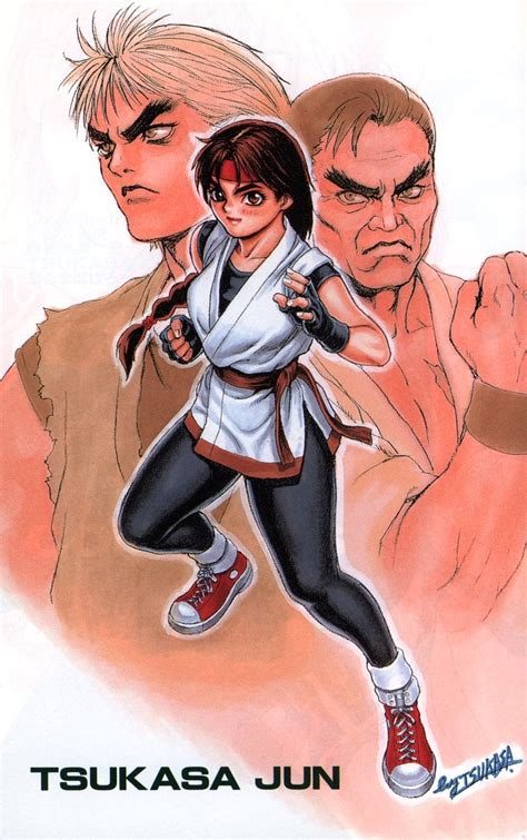 Art Of Fighting 2 Illustration By Jun Tsukasa From 1995 R Kof