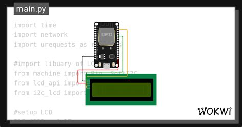Lcd I2c Copy Wokwi Esp32 Stm32 Arduino Simulator