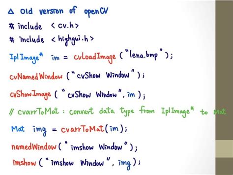 Basic OpenCV Functions Using CPP PPT