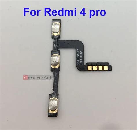 Original Power Button And Volume Flex On Off For Xiaomi Redmi Pro Gb Ram In Mobile Phone Flex