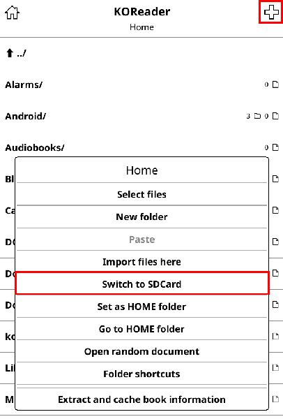 How To Open Files In The Sd Card In Koreader Journey Bytes