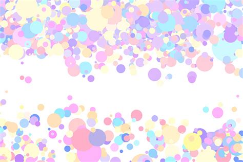 밝은 다색 배경 원과 다채로운 벡터 텍스처 스플래시 효과 배너 반짝이는 점선 추상적 인 그림과 흐린 비 방울 웹 페이지 배너에 대한 패턴 복사 공간 가리키기에 대한 스톡