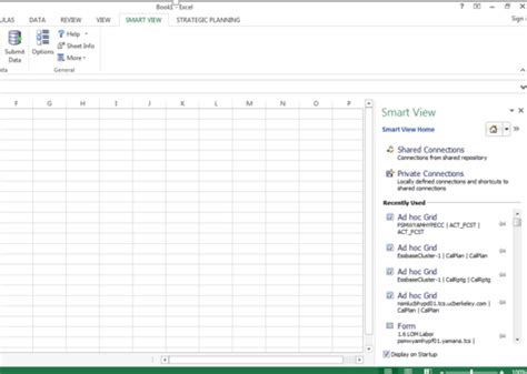 Hyperion Smart View Connections