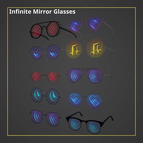 Banana Infinite Mirror Glasses