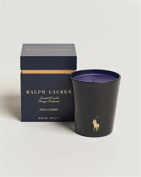 Ralph Lauren Home Pied A Terre Single Wick Candle Navygold At Careofcarlc