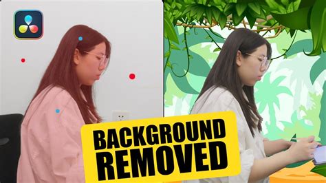 Davinci Resolve 20 How To Remove Background With Ai Magic Mask 2 Youtube