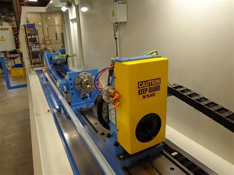 Dehoff G560 B1 Gun Barrel Button Rifling Machine 1 Spindle 17 50 Caliber 48 Barrel Length