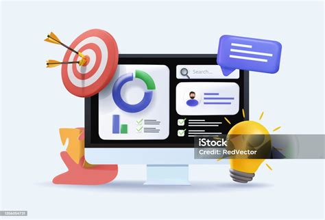 프로젝트 개시 의 개념 프로젝트 관리 수명 주기 3d 벡터 그림입니다 할당 데이터 분석 3차원 형태에 대한 스톡 벡터 아트 및