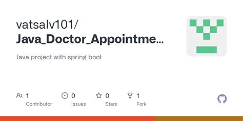 Github Vatsalv101javadoctorappointmentsystem Java Project With