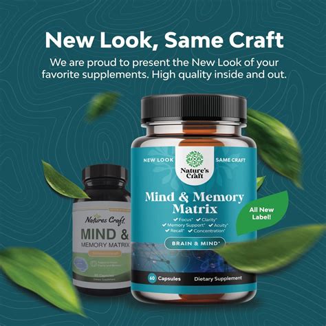 Better Memory And Focus Supplement For Adults Advanced Memory Supplement For Brain Health