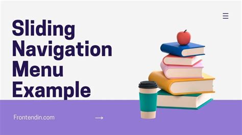 20 New Sliding Navigation Menu Example