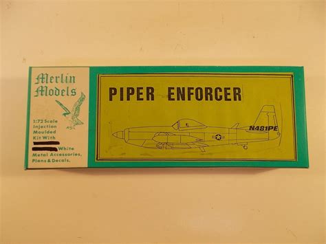 Merlin Models 1 72 Piper Enforcer Model Kit 4593010351