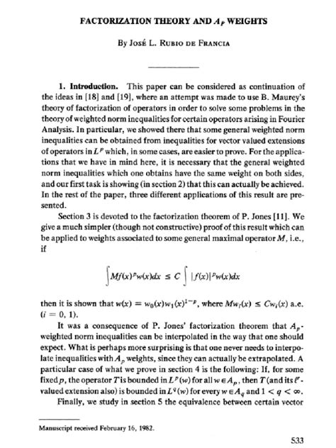 12 Factorization Theorem Pdf