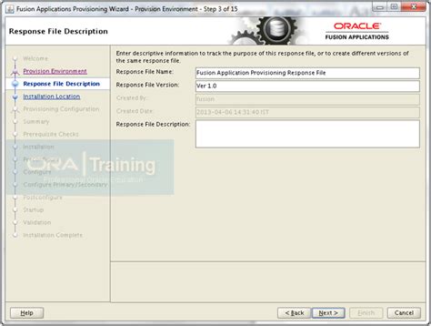 Oracle Fusion Applications Installation Provision An Applications Environment Ora Training Blog