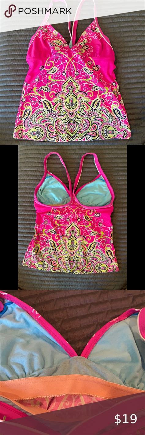 Athleta Tankini Racer Back Built In Brasupport Tankini Support