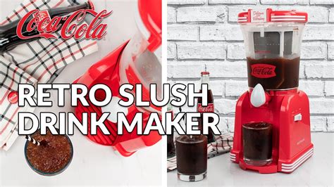 Rsm650coke Coca Cola™ Retro Slush Drink Maker Youtube
