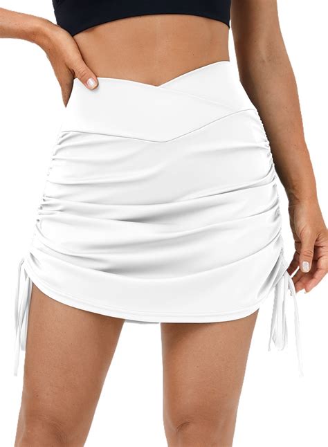 Evaless Plus Size Swimsuit Bottoms For Women Drawstring High Waisted