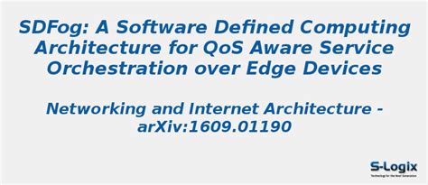 A Software Defined Computing Architecture S Logix
