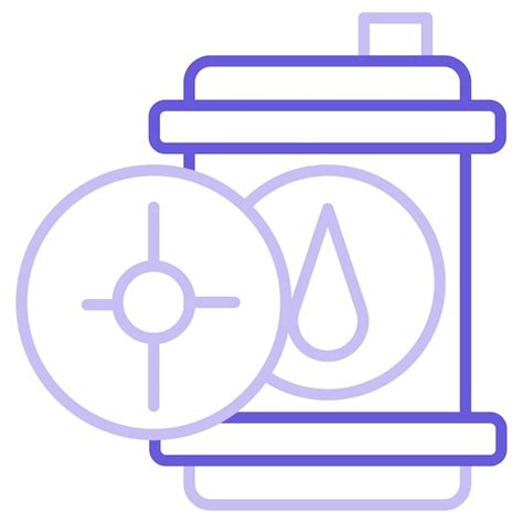 방사능 터 일러스트레이션 프리미엄 벡터