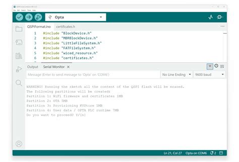 Memory Partitioning For Use With The Arduino Ide