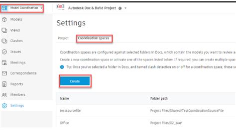 עדכון ויצירת Views עבור Acc Coordination Teamcad