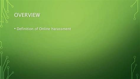 Online Harassmentpptx Online Harassmentpptx