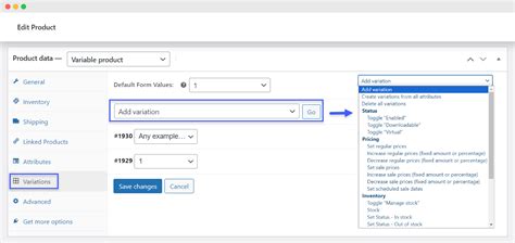 Setting Up Products By Attributes And Variations For Woocommerce Documentation