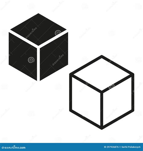 Isometric Cube Icon Vector Illustration Eps 10 Stock Vector Illustration Of Vector Icon