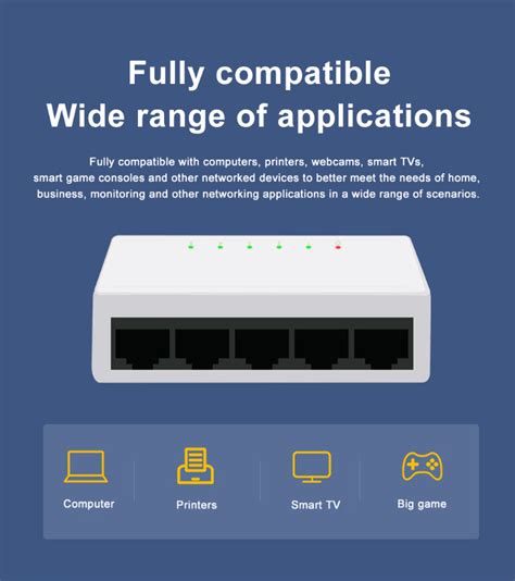 Buy Wholesale China Smart 100base T Adaptive Network Fast Switcher Plug