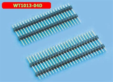 Plastic Single Row Pin Header Wt1013 04d Male And Female Header Pins Plastic Single Row Pin Header Wt1013 04d Male And Female Header Pins