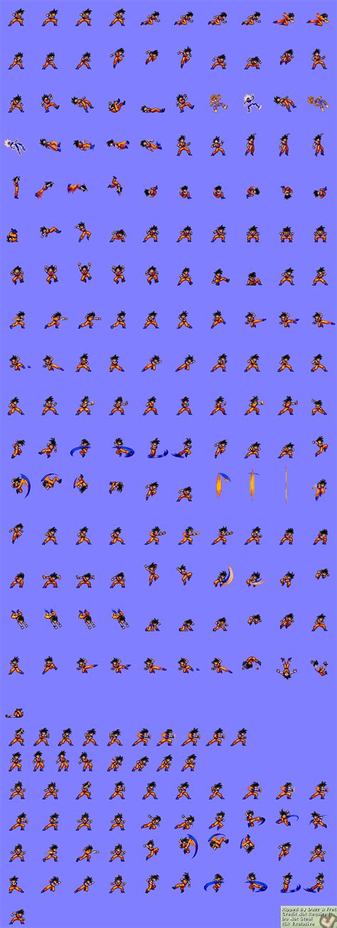 Sprite Sheet Mugen Goku Latnames