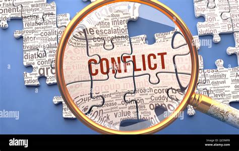 Conflict As A Complex And Multipart Topic Under Close Inspection Complexity Shown As Matching
