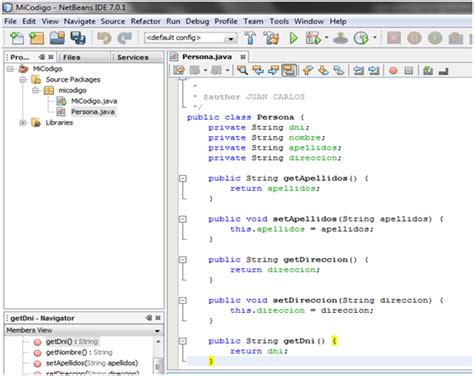 Programadores Del Futuro Crear Una Clase En Netbeans