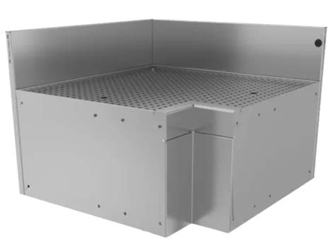 Glastender Cilb Underbar Inside L Shape Corner Drainboard