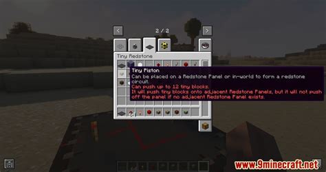 Tiny Redstone Mod 1 19 2 1 18 2 Miniature Redstone World Mc Mod Net