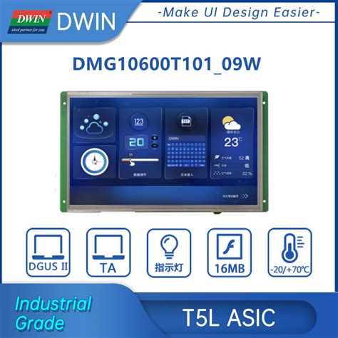 Dwin Inches High Brightness IPS LCD Module HMI And LCM Price