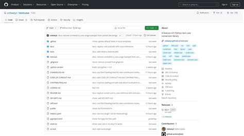 Python 的 Textcase 庫以零依賴解決文字大小寫轉換挑戰 Biggo 新聞