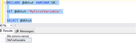 Declare Variables In Sql Servertsql Database Tutorials