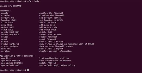 Ubuntu Firewall Ufw Configure Openclose Ports And Enabledisable