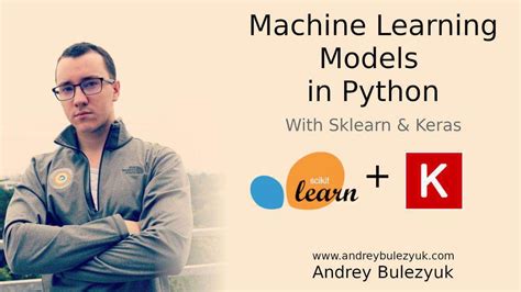machine learning model python sklearn and keras pythonprojects